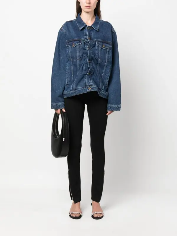 Y/project Classic Wire Denim Jacket - Blue