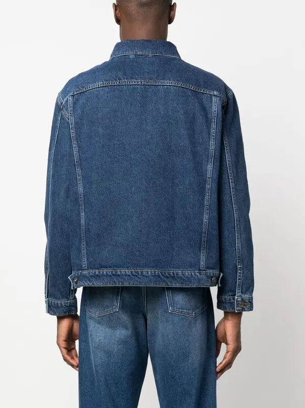 Y/project Classic Wire Denim Jacket - Blue