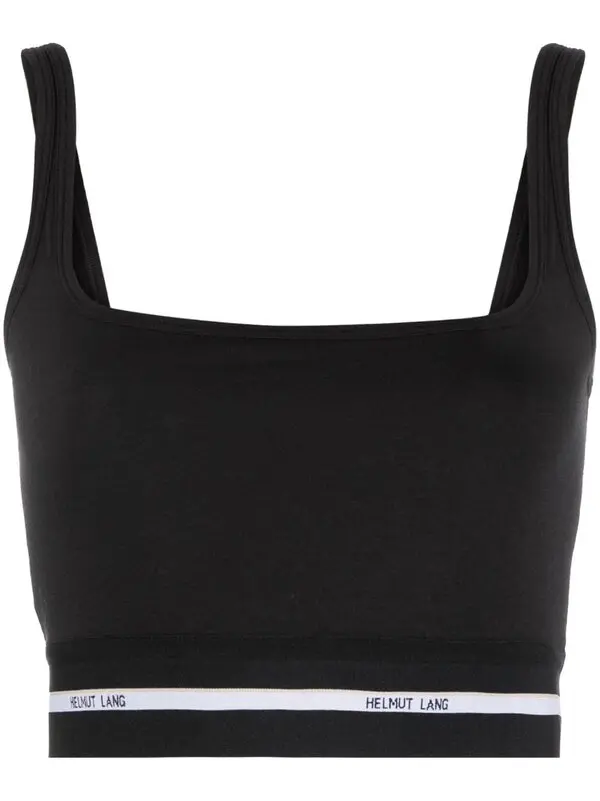 Helmut Lang Logo-band Cropped Top