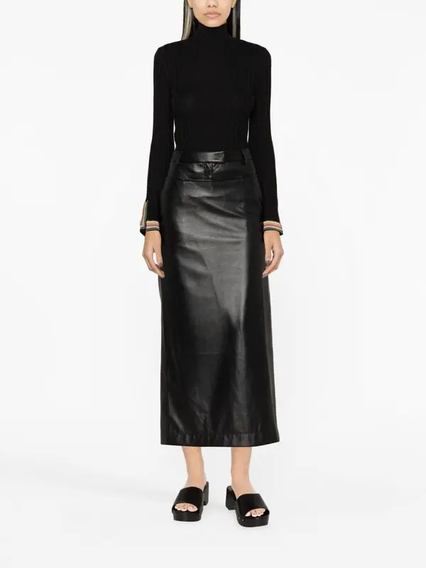 Etro Striped-edge Wool Jumper - Black