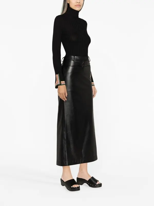Etro Striped-edge Wool Jumper - Black