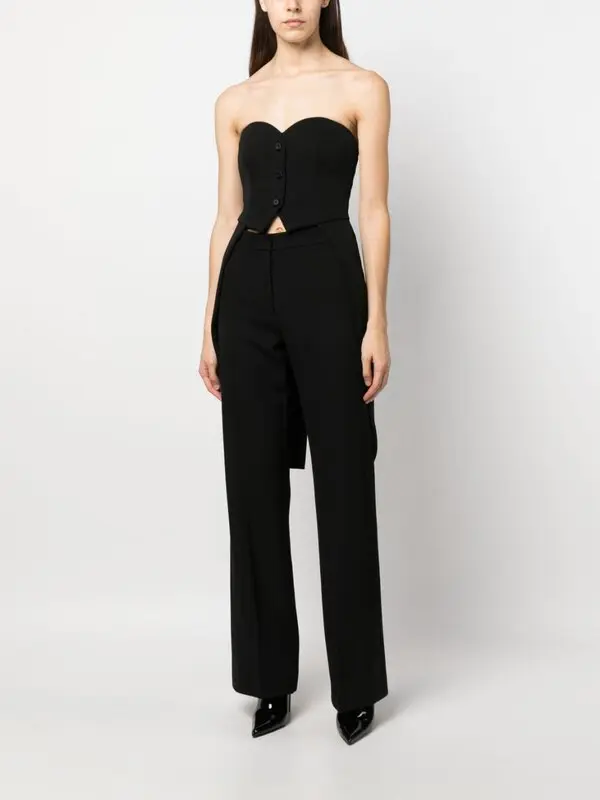 Moschino High-rise Straight-leg Trousers