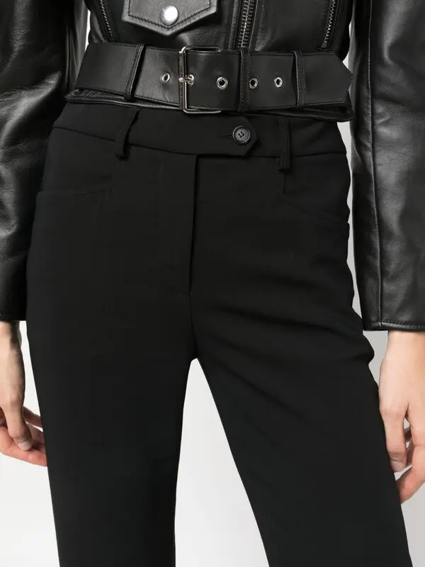 Moschino Mid-rise Straight-leg Trousers