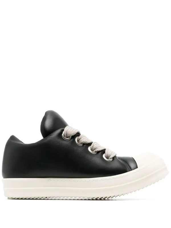 Rick Owens Jumbo Lace-up Padded Sneakers - Black