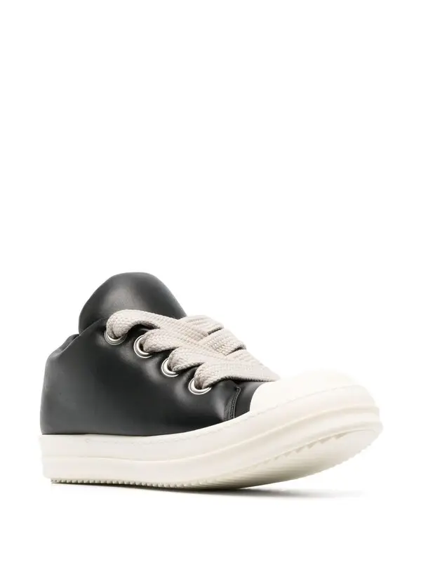 Rick Owens Jumbo Lace-up Padded Sneakers - Black