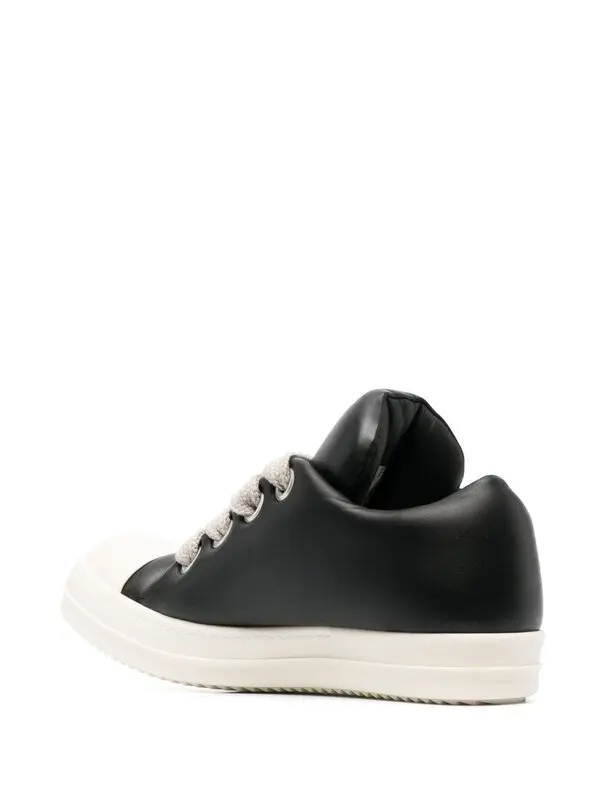 Rick Owens Jumbo Lace-up Padded Sneakers - Black