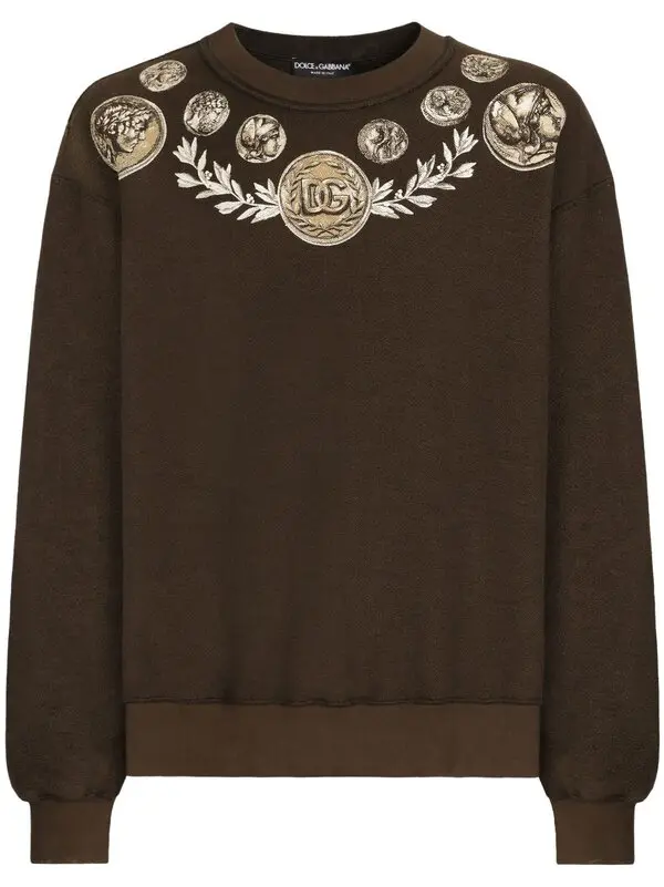 Dolce & Gabbana Graphic-print Cotton Sweatshirt