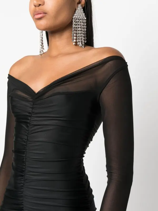 ATU BODY COUTURE Ruched Tulle Gown