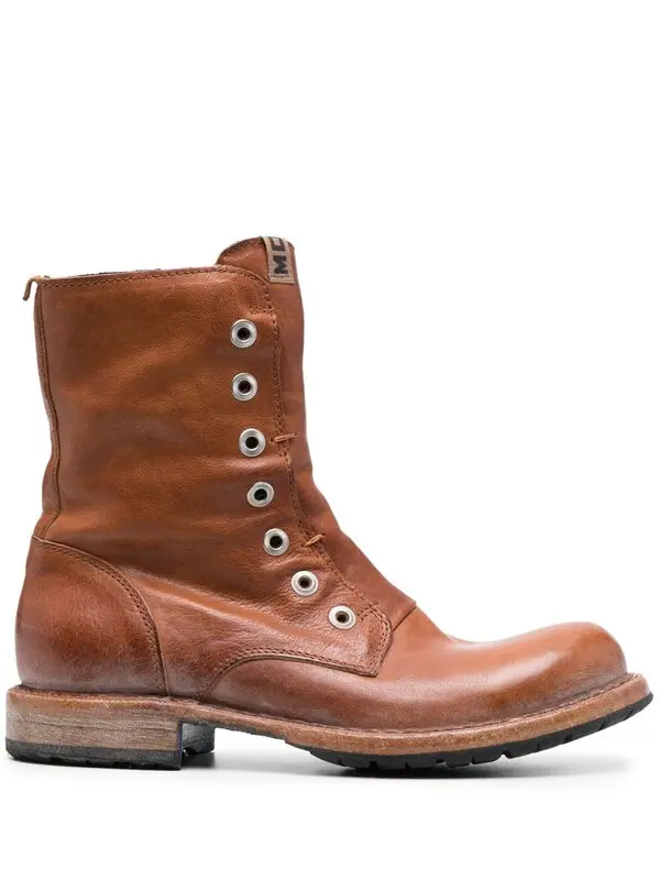 Moma Tronchetto Ankle Boots - Brown