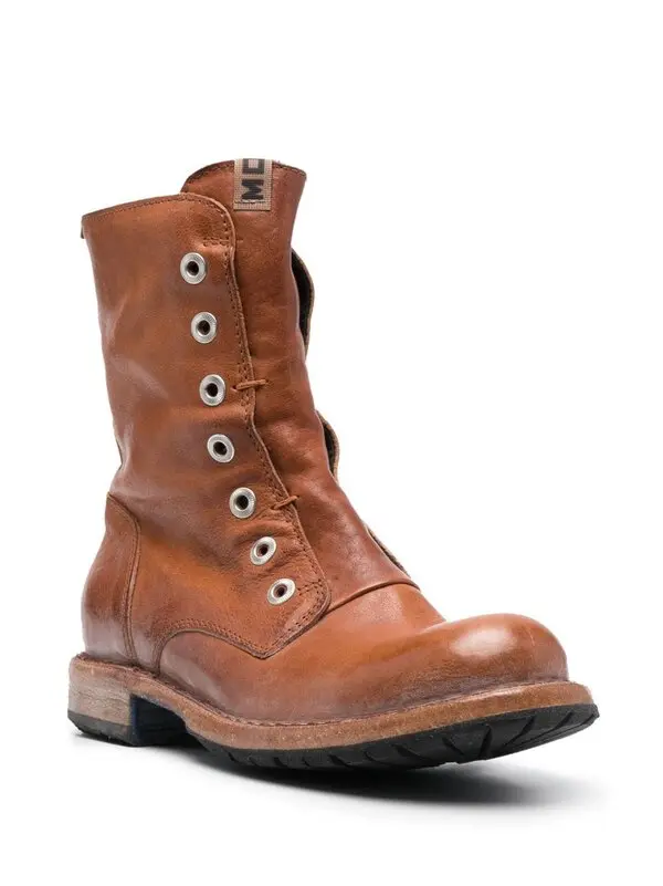 Moma Tronchetto Ankle Boots - Brown