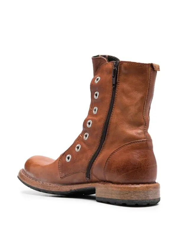 Moma Tronchetto Ankle Boots - Brown