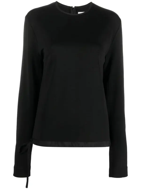 JIL SANDER Zip-up Long Sleeve Top