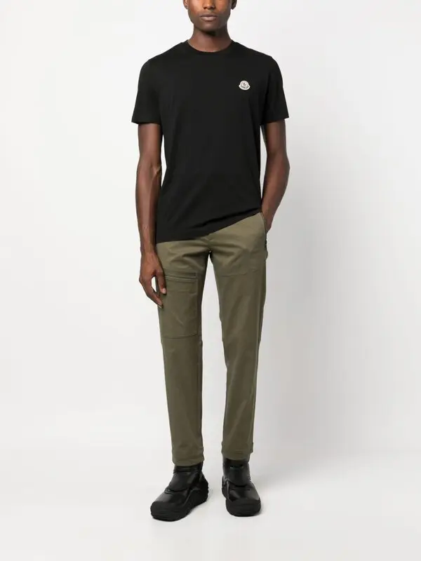 Moncler Logo-patch Twill Trousers