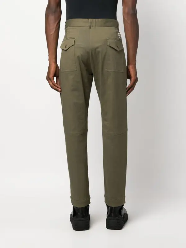 Moncler Logo-patch Twill Trousers