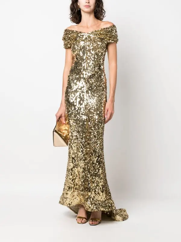 ATU BODY COUTURE Sequin-embellished Gown