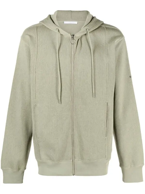 Helmut Lang Zip-up Drawstring Hoodie