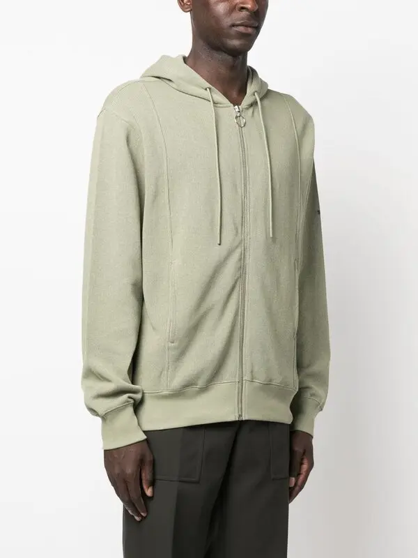 Helmut Lang Zip-up Drawstring Hoodie