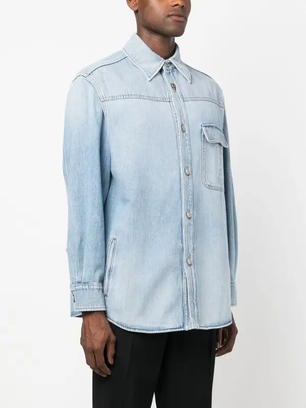 Valentino Garavani Vlogo Denim Shirt