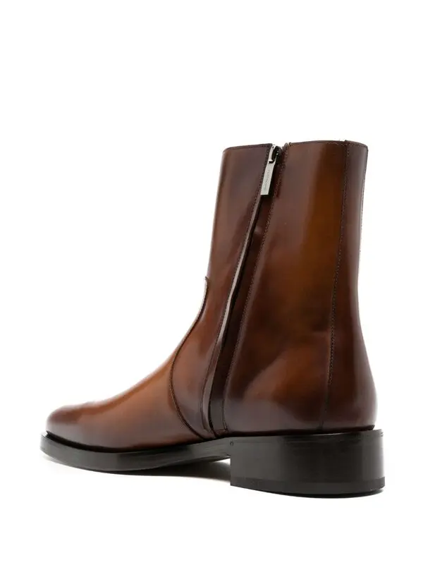 Ferragamo Gerald Suede Boot, Brown Ferragamo Men main image 3