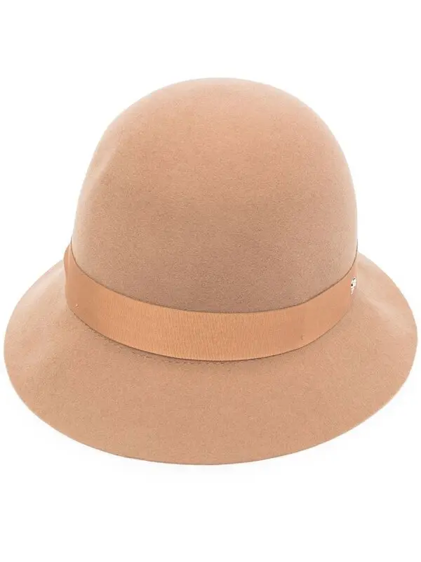 Helen Kaminski Ribbon-detail Felt Sun Hat - Neutrals