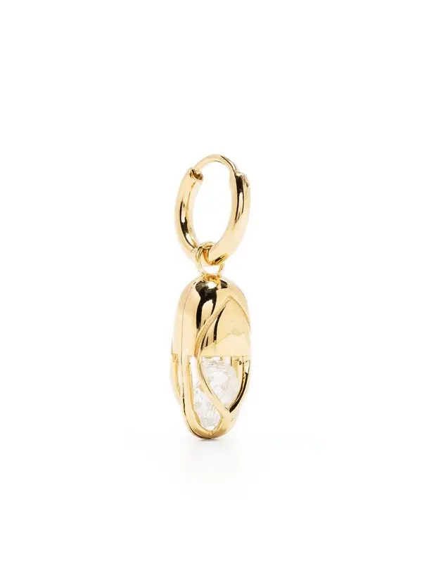 CAPSULE ELEVEN Quartz Hoop Earring - Gold