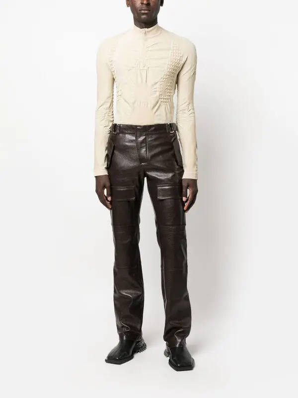 MISBHV Straight-leg Biker Trousers