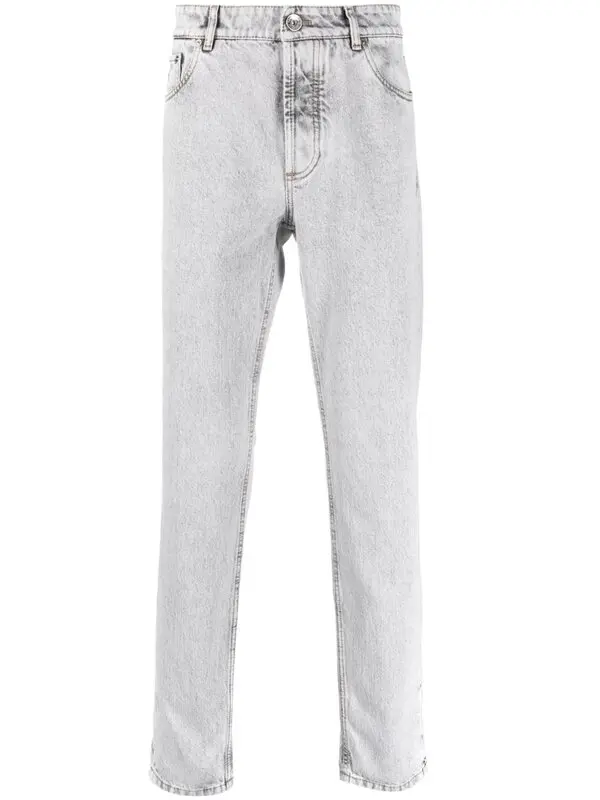 Brunello Cucinelli Mid-rise Tapered-leg Jeans