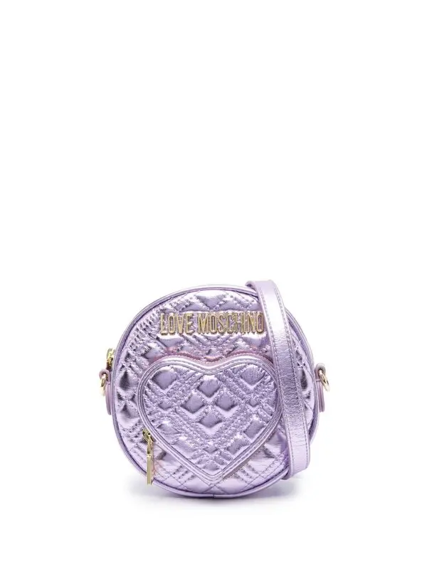 Moschino Quilted Round Cross-body Bag