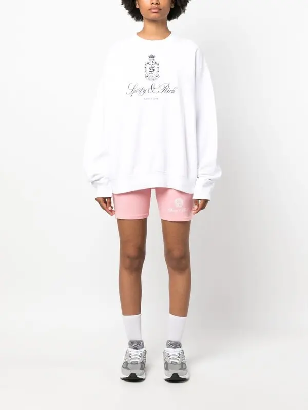 SPORTY & RICH Logo-print Sweatshirt
