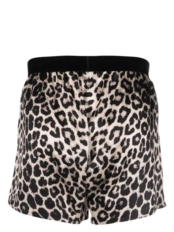 TOM FORD Leopard-print Silk Boxer