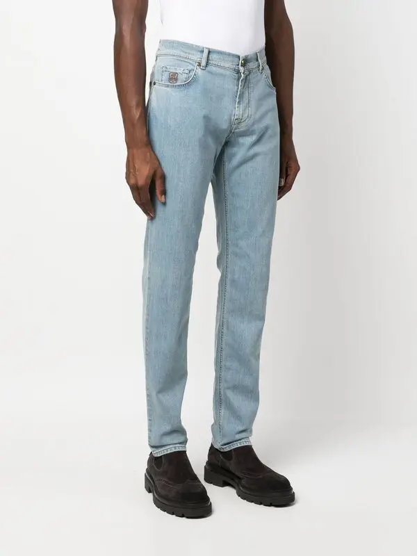 Corneliani Mid-rise Straight-leg Jeans