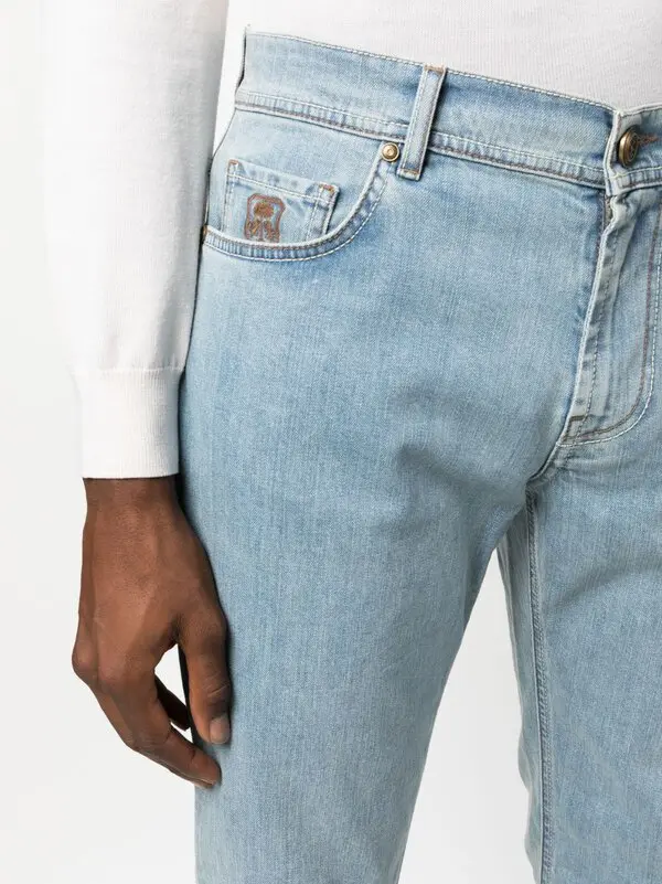 Corneliani Mid-rise Straight-leg Jeans