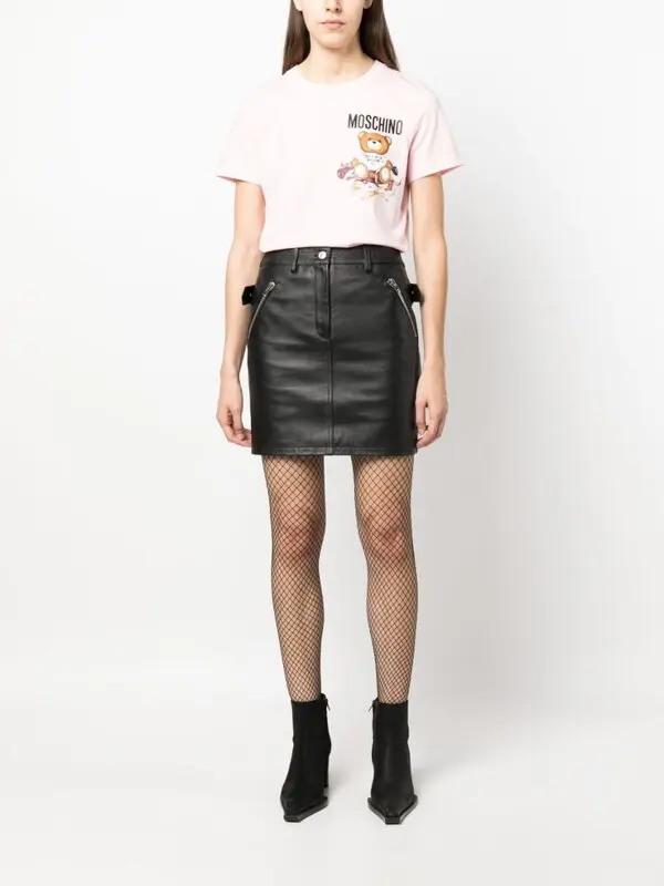 Moschino Teddy Bear-motif Cotton T-shirt