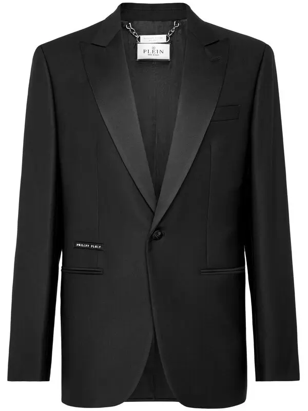 Philipp Plein Logo-plaque Single-breasted Blazer