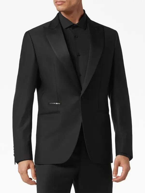Philipp Plein Logo-plaque Single-breasted Blazer