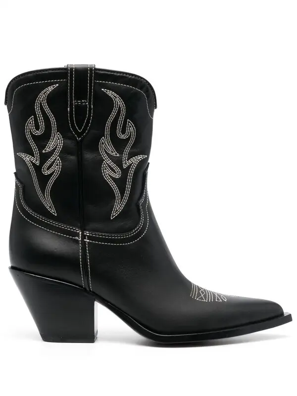 SONORA Perla Leather Ankle Boots