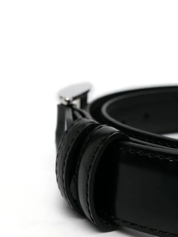 Hogan Polished-finish Leather Belt