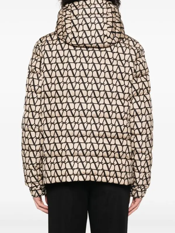 Valentino Garavani Toile Iconographe Down Jacket - Neutrals