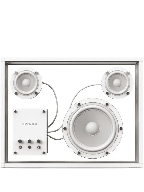 TRANSPARENT Large Speaker - White