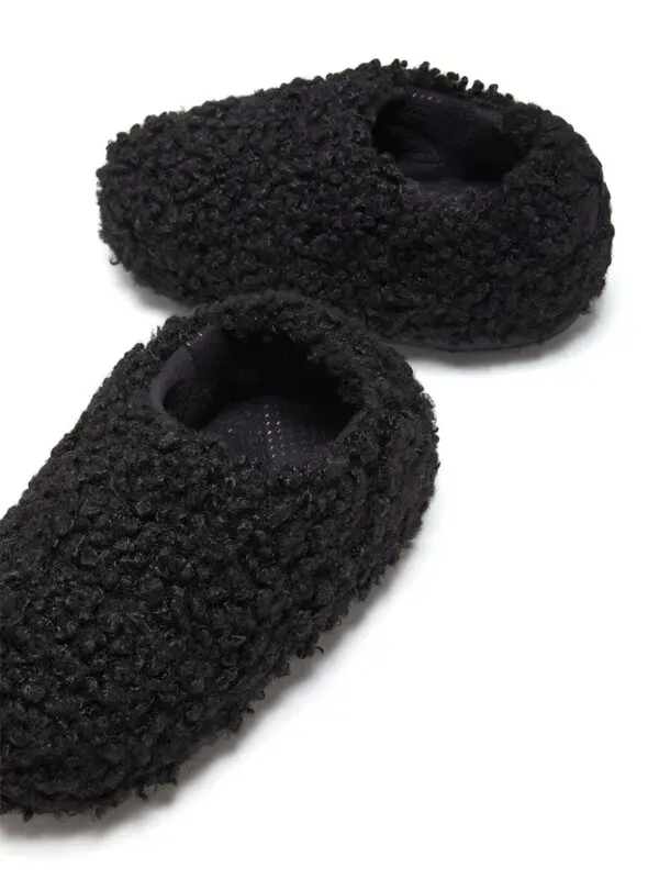 Moon Boot Faux-curly-fur Slippers