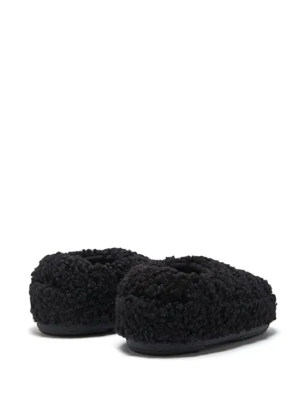 Moon Boot Faux-curly-fur Slippers