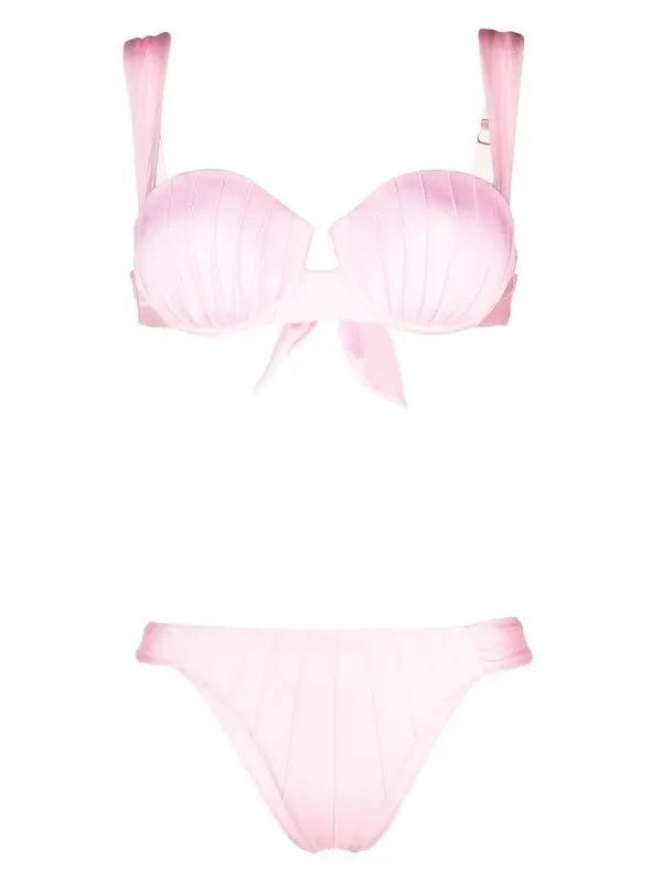 NOIRE SWIMWEAR Underwire-cup Bikini Set - Pink