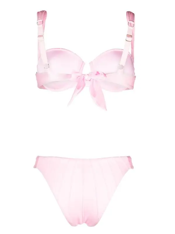 NOIRE SWIMWEAR Underwire-cup Bikini Set - Pink