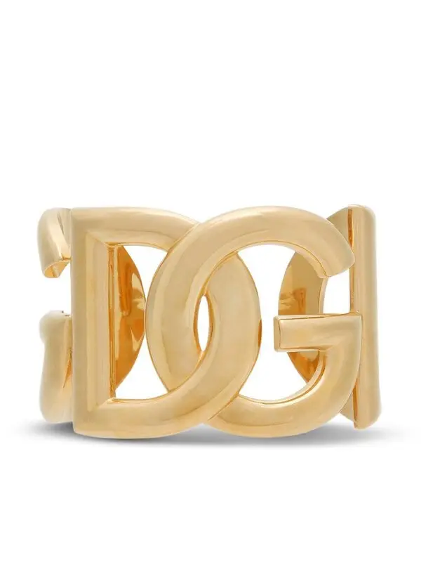 Dolce & Gabbana Logo Cuff Bracelet - Gold