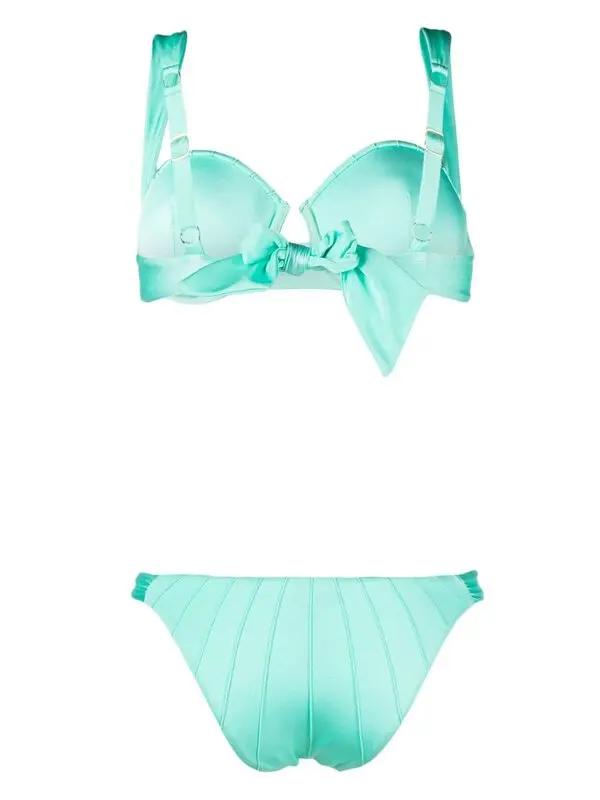 NOIRE SWIMWEAR Underwire Bikini Set - Blue