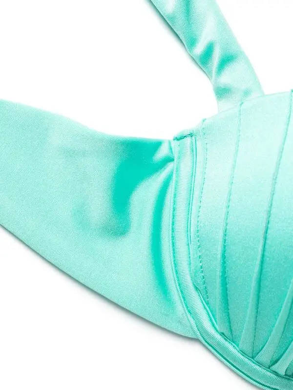 NOIRE SWIMWEAR Underwire Bikini Set - Blue