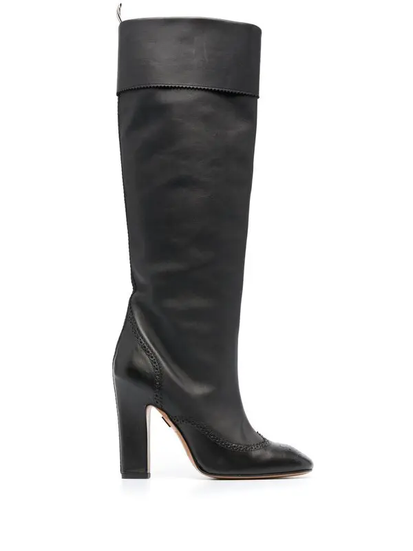 Thom Browne Brogued Knee-high Boots