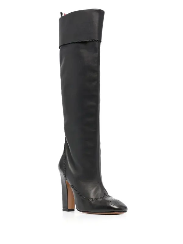 Thom Browne Brogued Knee-high Boots