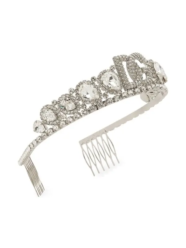 Dolce & Gabbana Crystal-embellished Tiara Headband