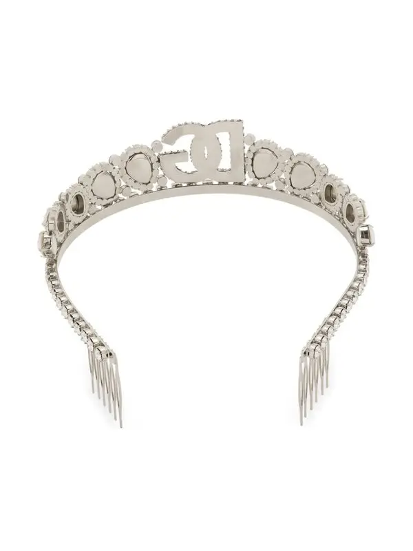 Dolce & Gabbana Crystal-embellished Tiara Headband